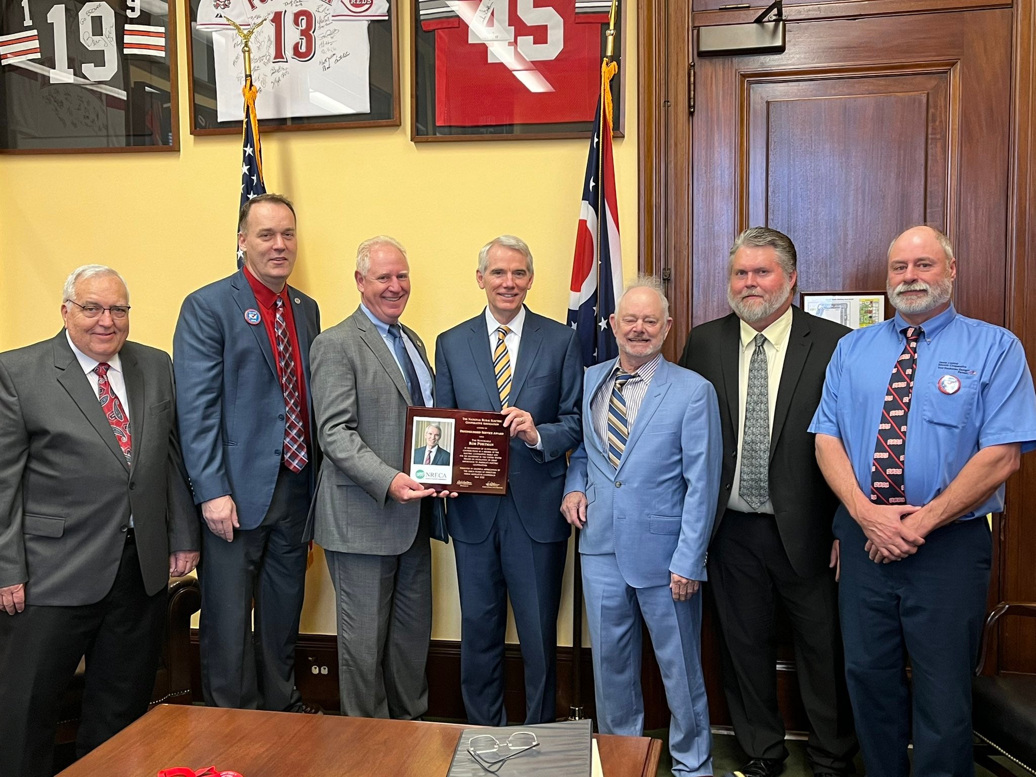 Co-op Leaders Present Senator Rob Portman Distinguished Service Award ...